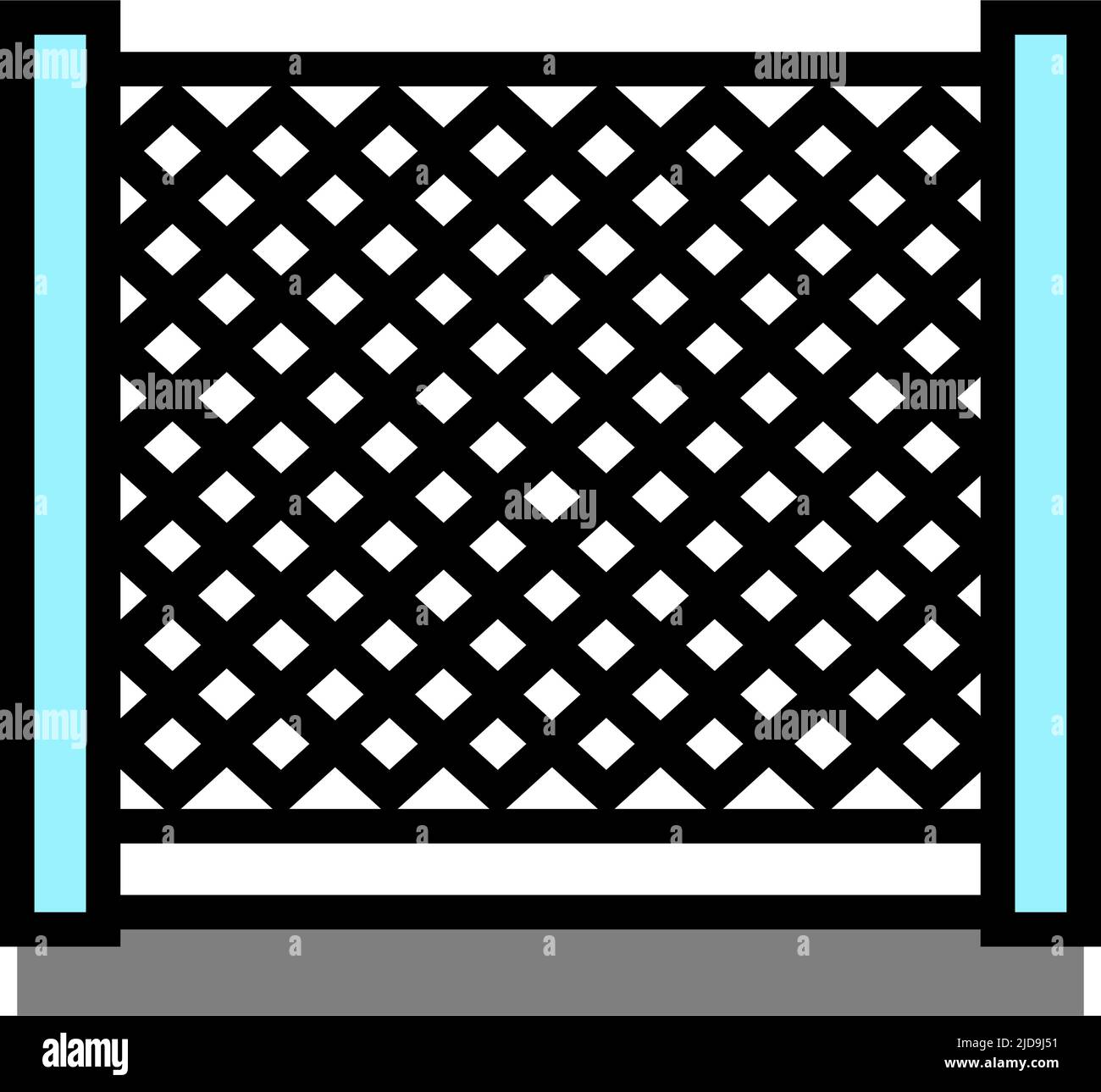 chain fence color icon vector illustration Stock Vector Image & Art - Alamy