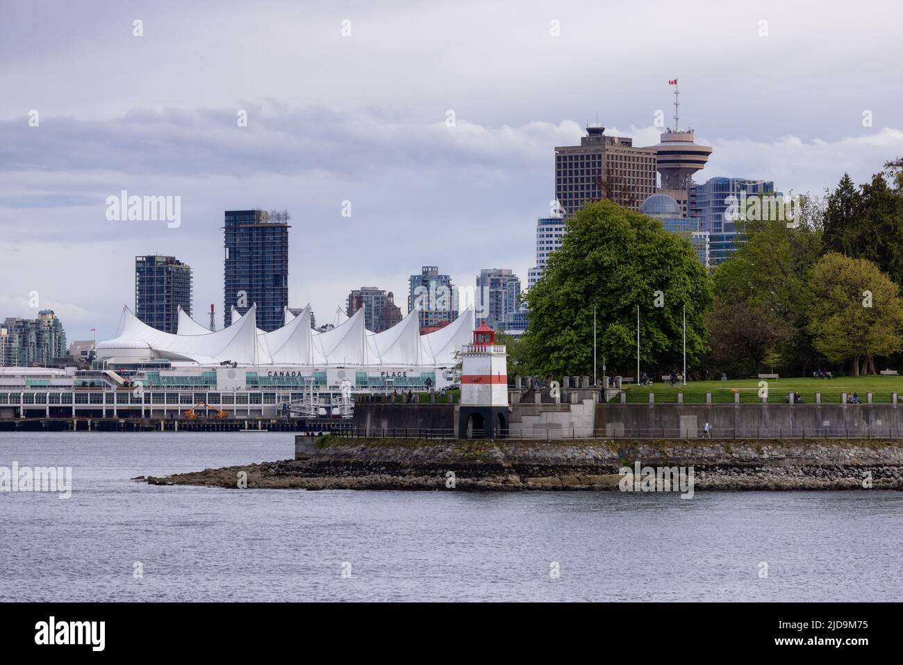 Canada Place in Coal Harbour. Modern Urban City Landmark Stock Photo ...