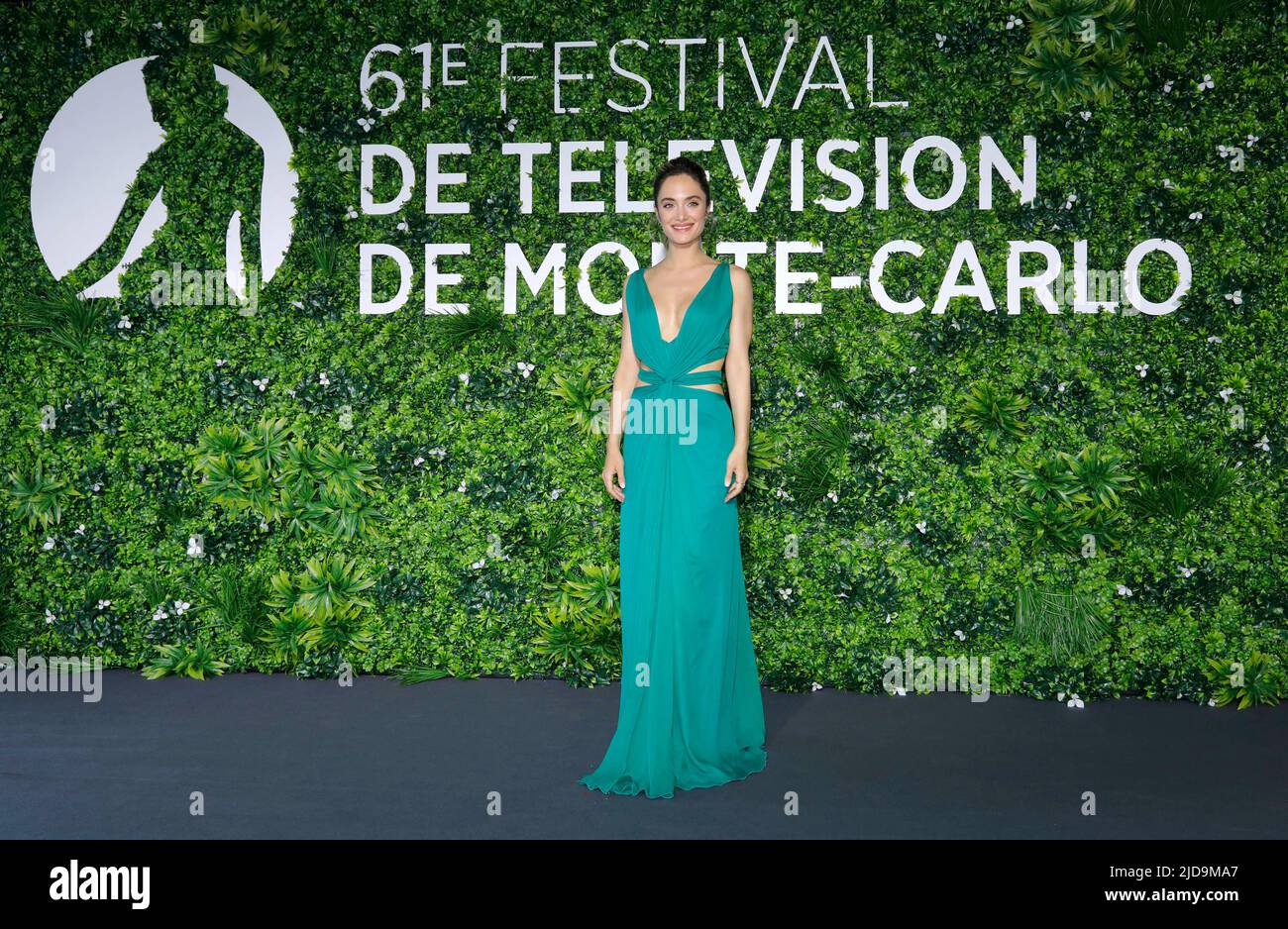 Italian actress Denise Capezza poses during a photocall for the TV show ...