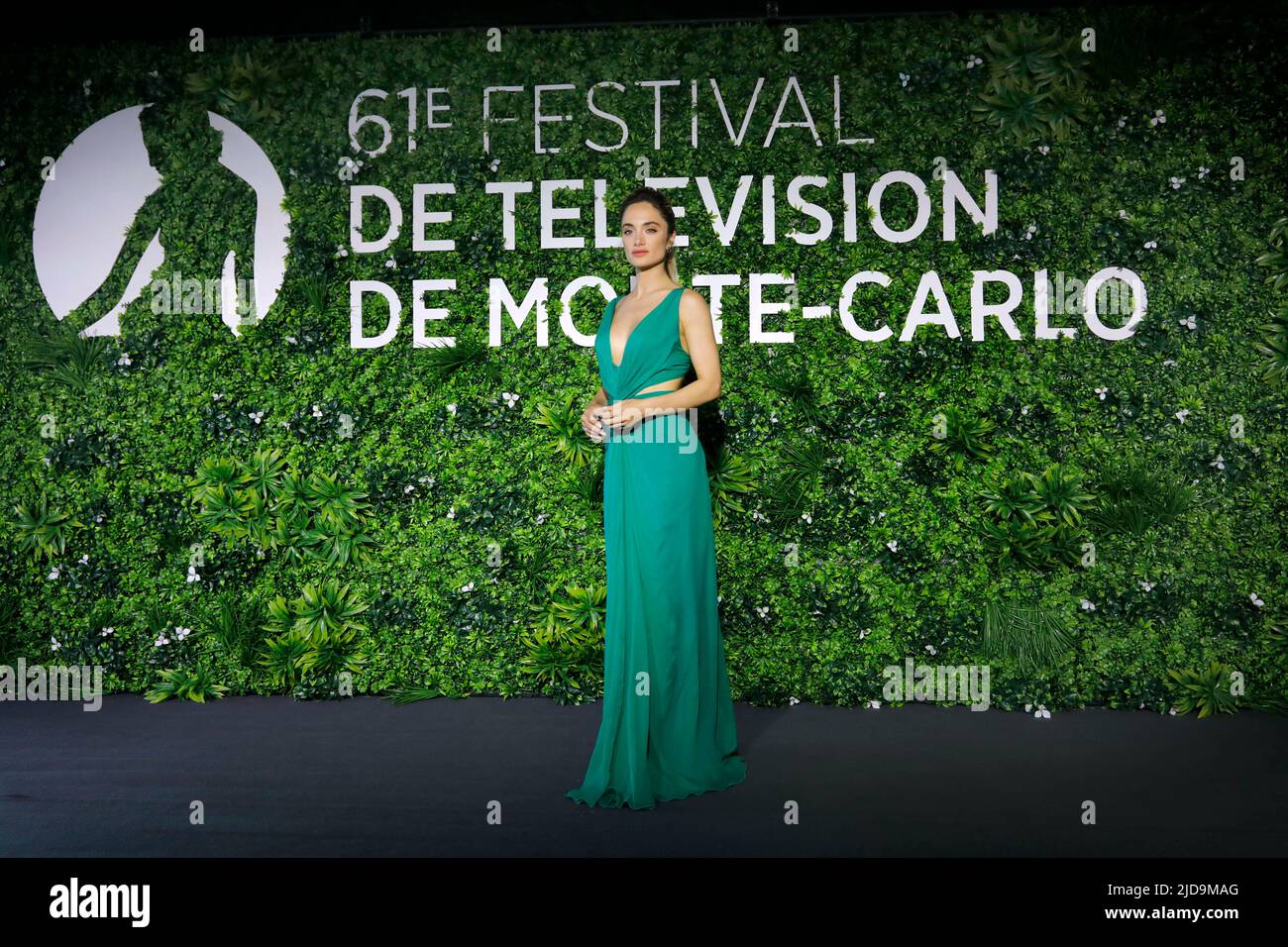 Italian actress Denise Capezza poses during a photocall for the TV show ...