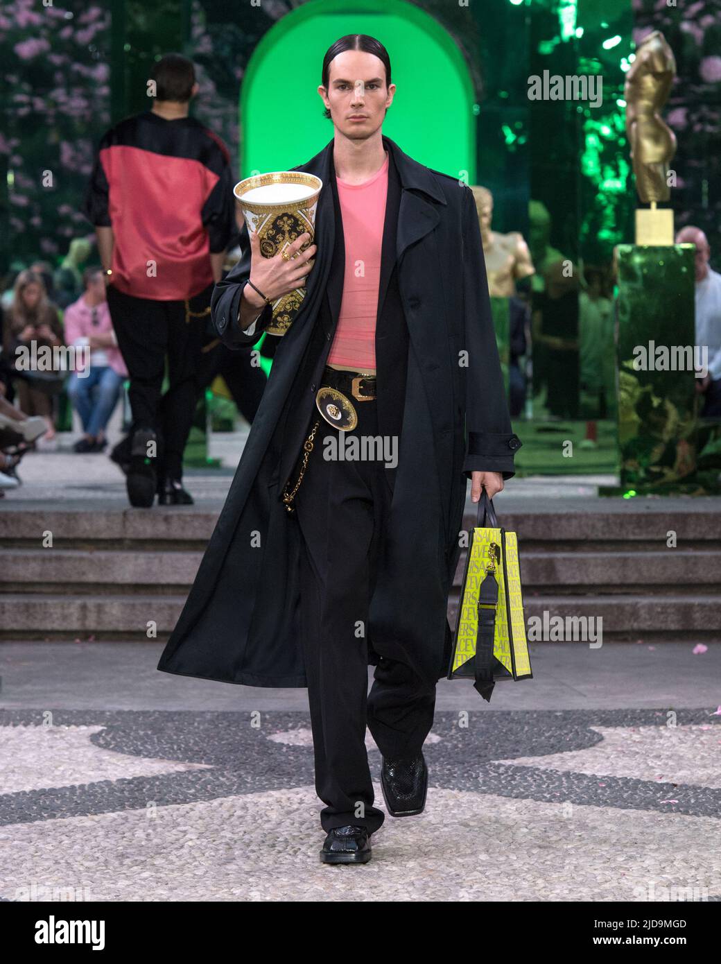 Milan Fashion Week - Men S/S 2023 Versace fashion show - catwalk Milan ...
