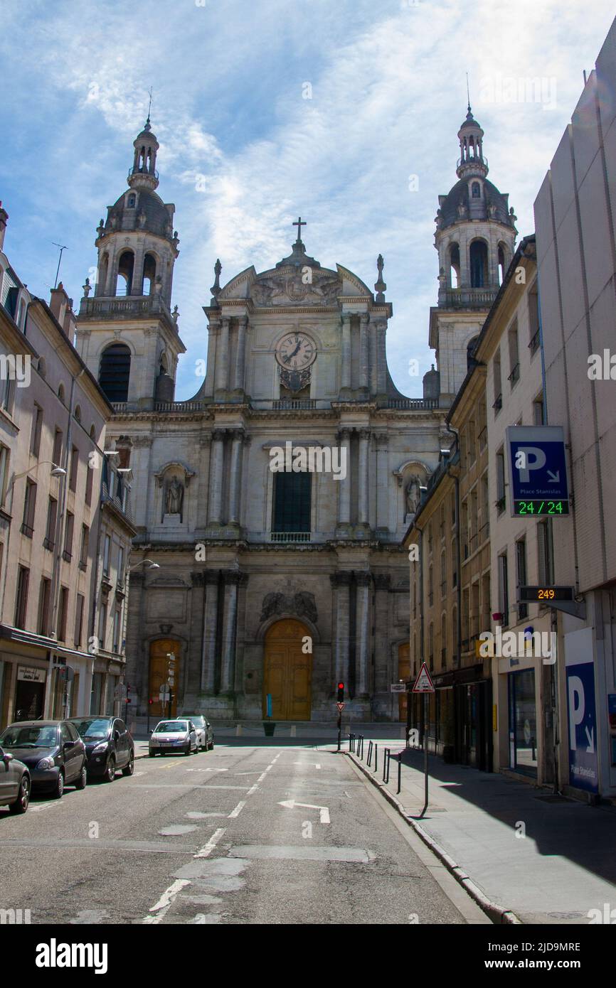 Nancy, France, April 18, 2022. The Cathedral of Our Lady of the ...