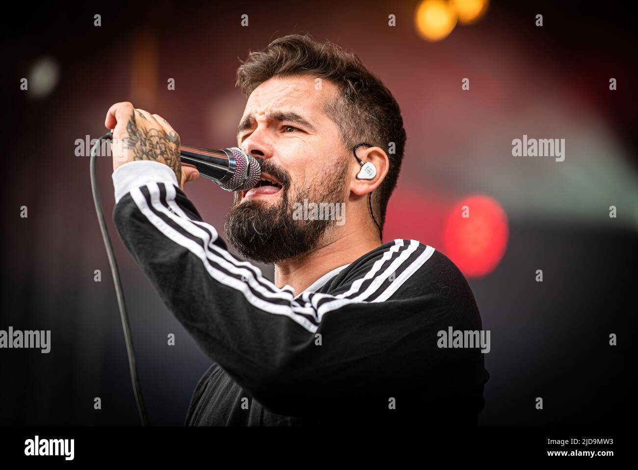 Copenhagen, Denmark. 17th, June 2022. The Danish metal band Siamese ...