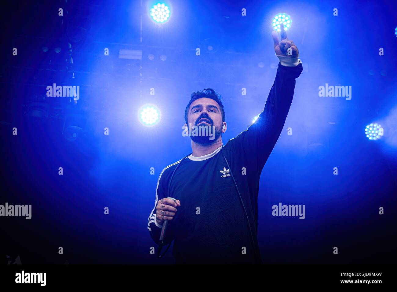 Copenhagen, Denmark. 17th, June 2022. The Danish metal band Siamese ...