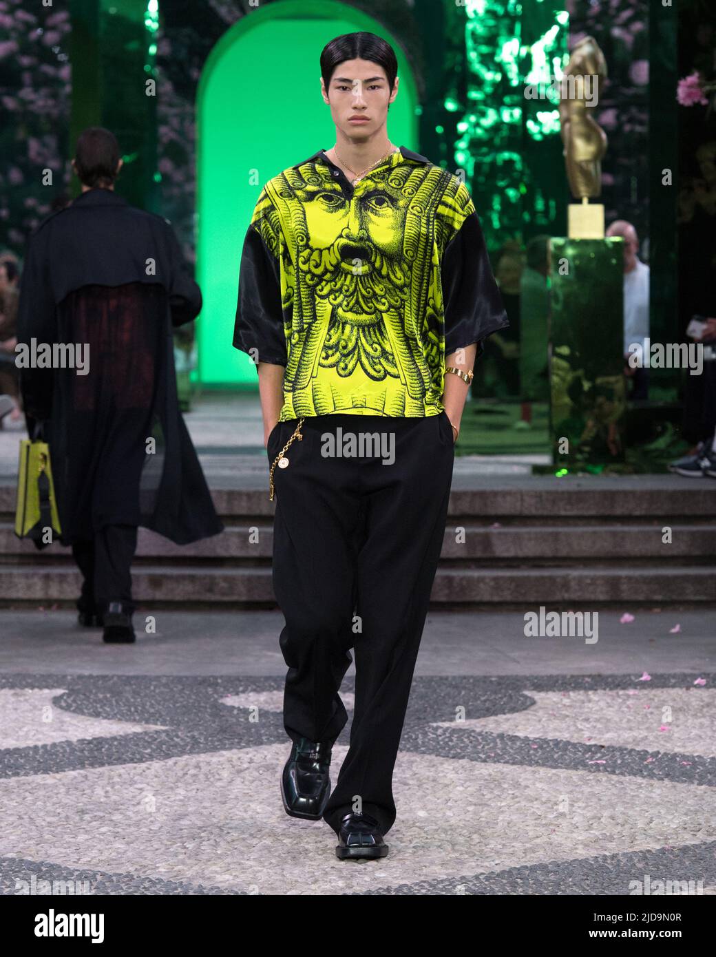 Milan Fashion Week - Men S/S 2023 Versace fashion show - catwalk Milan ...