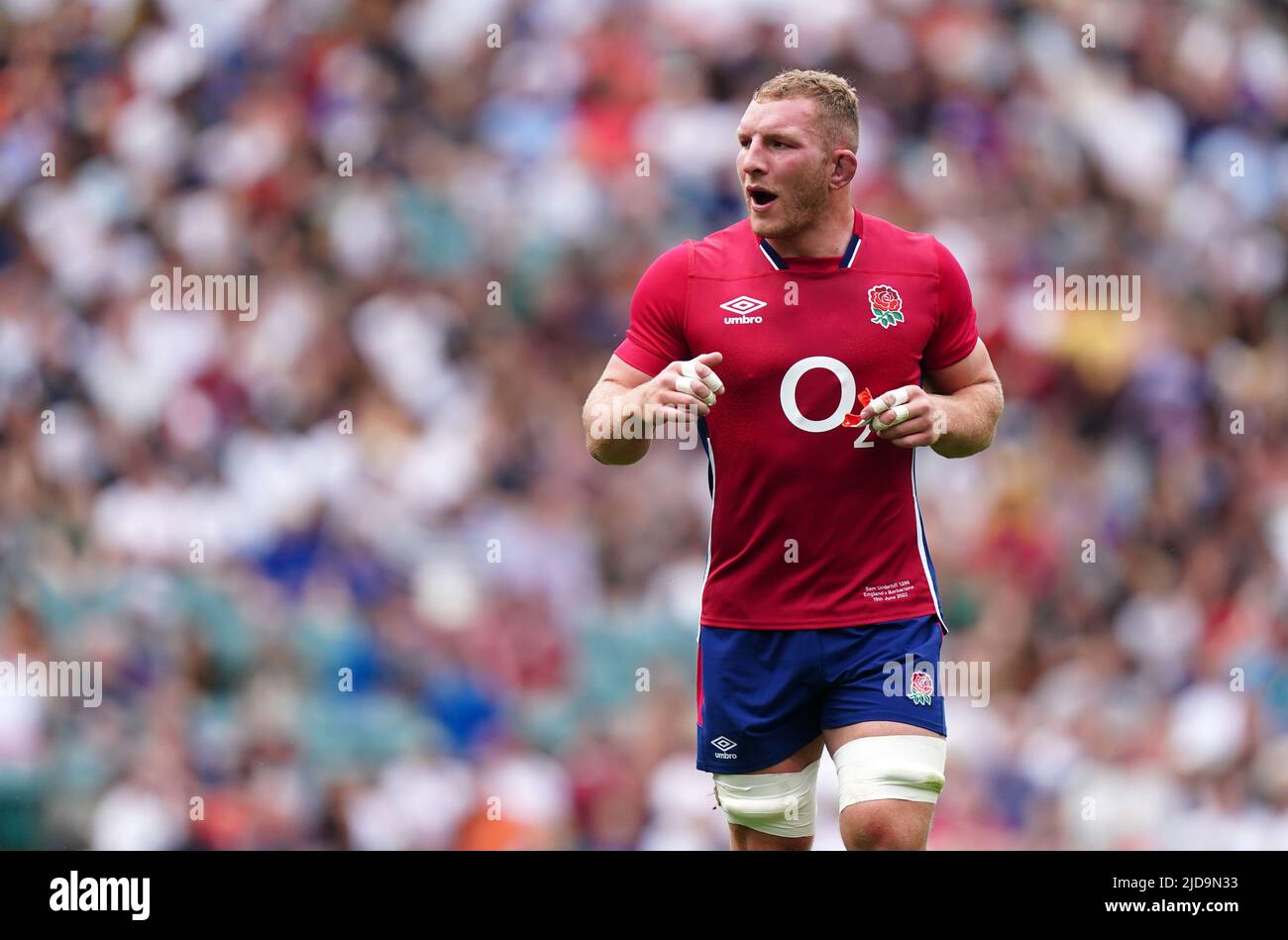 England's Sam Underhill during the International Friendly match at ...