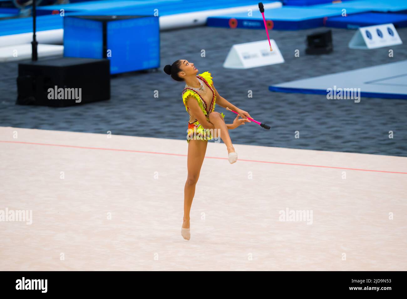 New Zealand Senior International Rhythmic Gymnast, Laylah Waggie ...