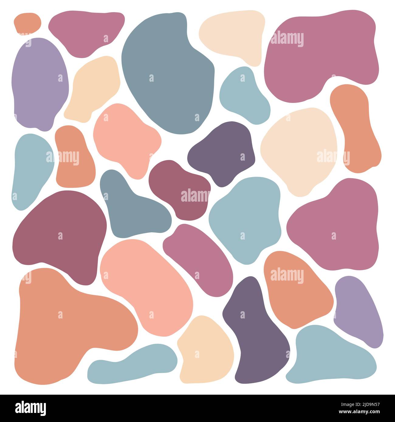 Vector pastel colors various abstract shapes. Cute Boho nursery clipart ...