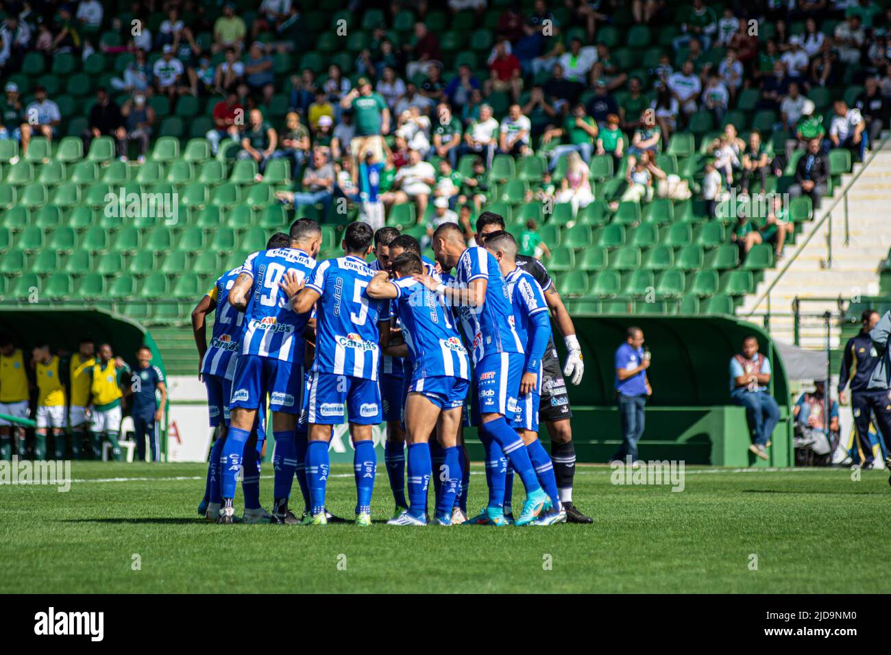 Campinas, Brazil. 19th June, 2022. Team Csa during Guarani X Csa held ...
