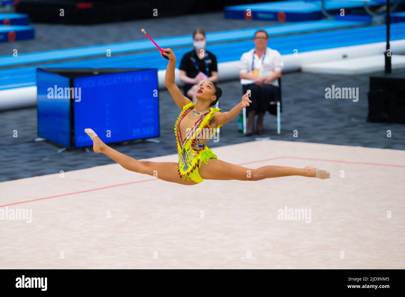 New Zealand Senior International Rhythmic Gymnast, Laylah Waggie in a ...