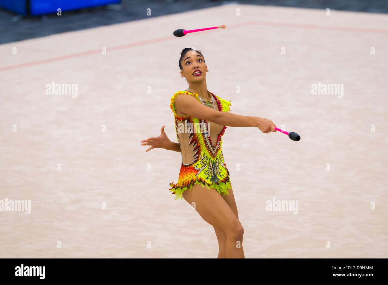 New Zealand Senior International Rhythmic Gymnast, Laylah Waggie ...