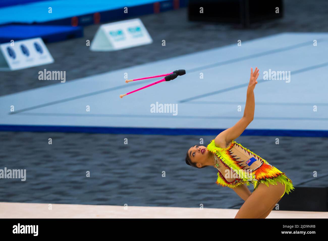 New Zealand Senior International Rhythmic Gymnast, Laylah Waggie ...