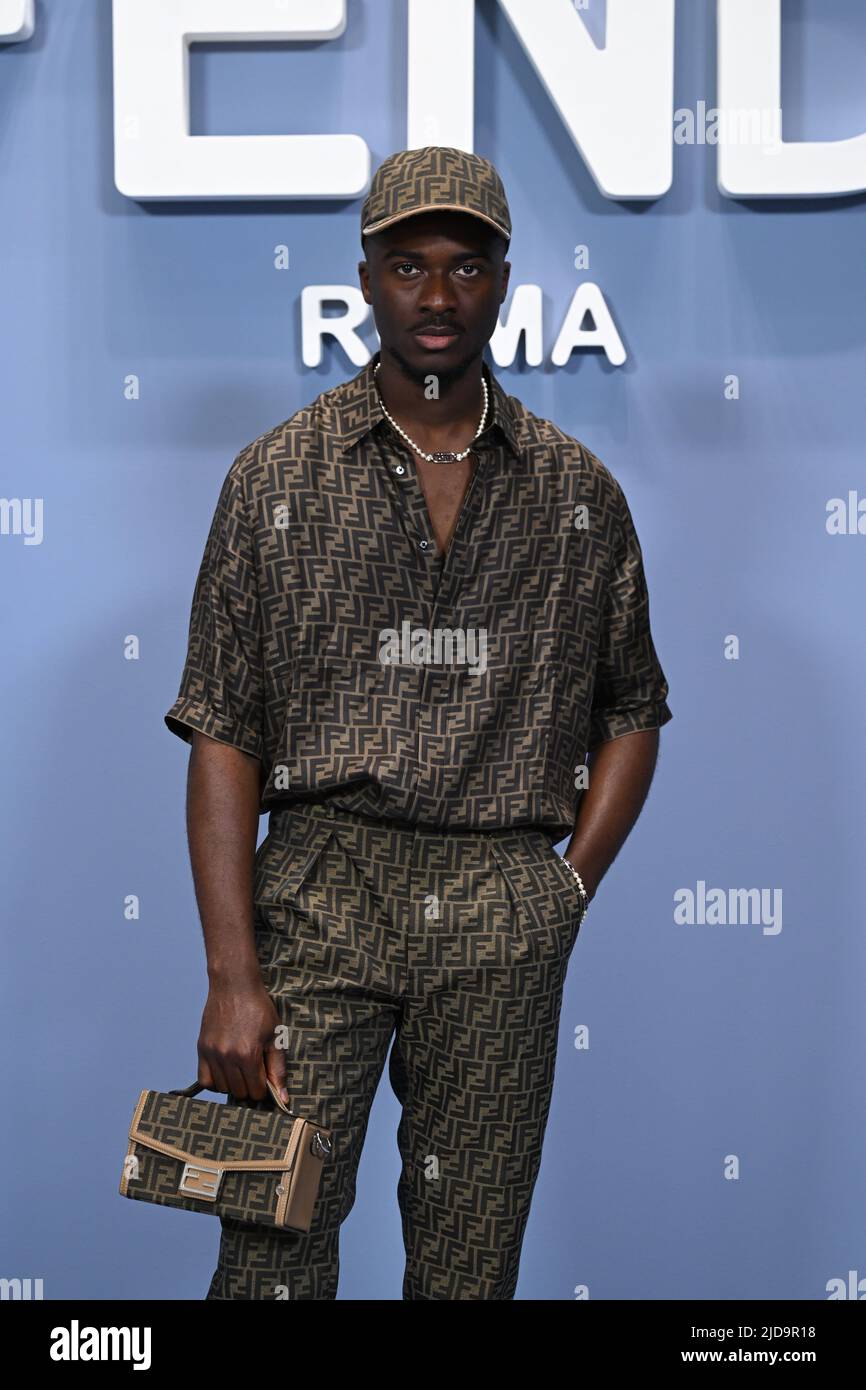 Dan Clement Milan Fashion Week - Men S/S 2023 Fendi - Backdrop Milan, Italy 18th June 2022 ...