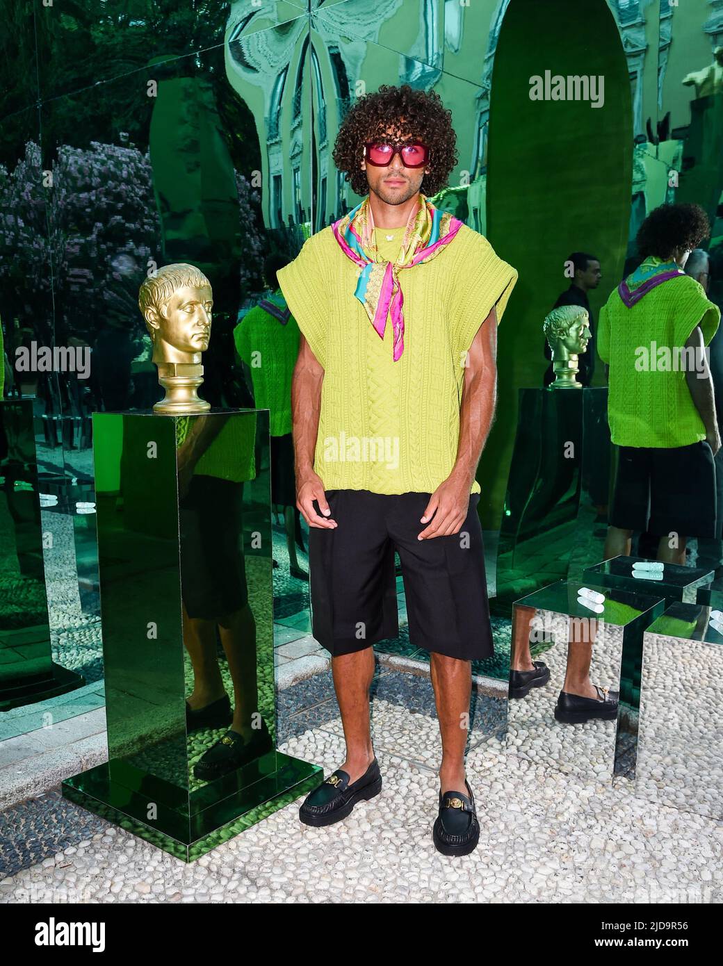 Dominic Calvert-Lewin Milan Fashion Week - Men S/S 2023 Versace fashion ...