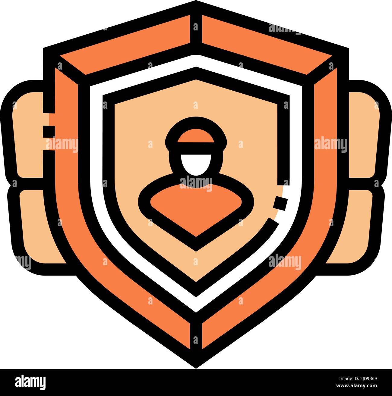 badge video game reward color icon vector illustration Stock Vector ...