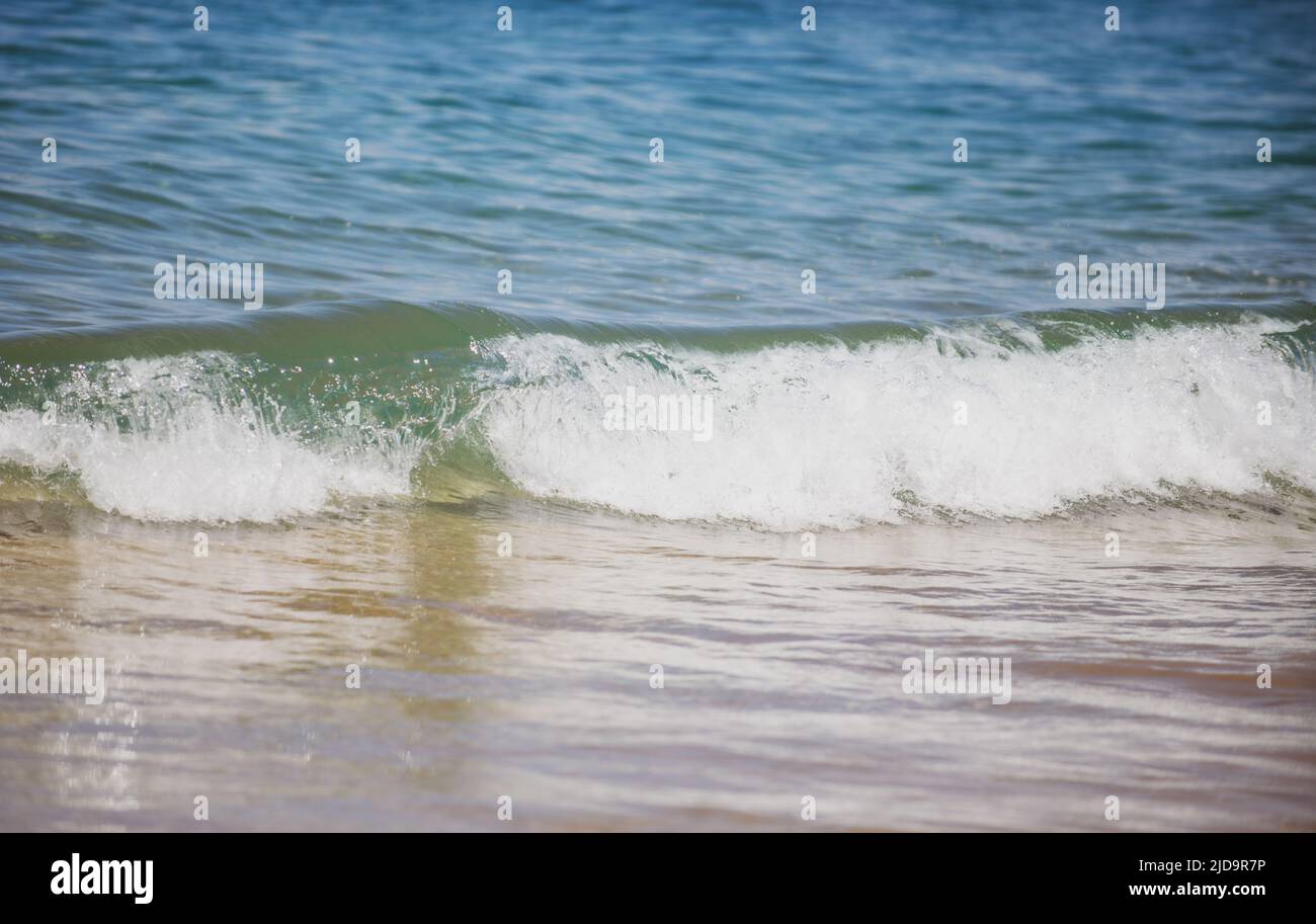 Sea water in rippled water detail background. Ocean waves pattern Stock ...