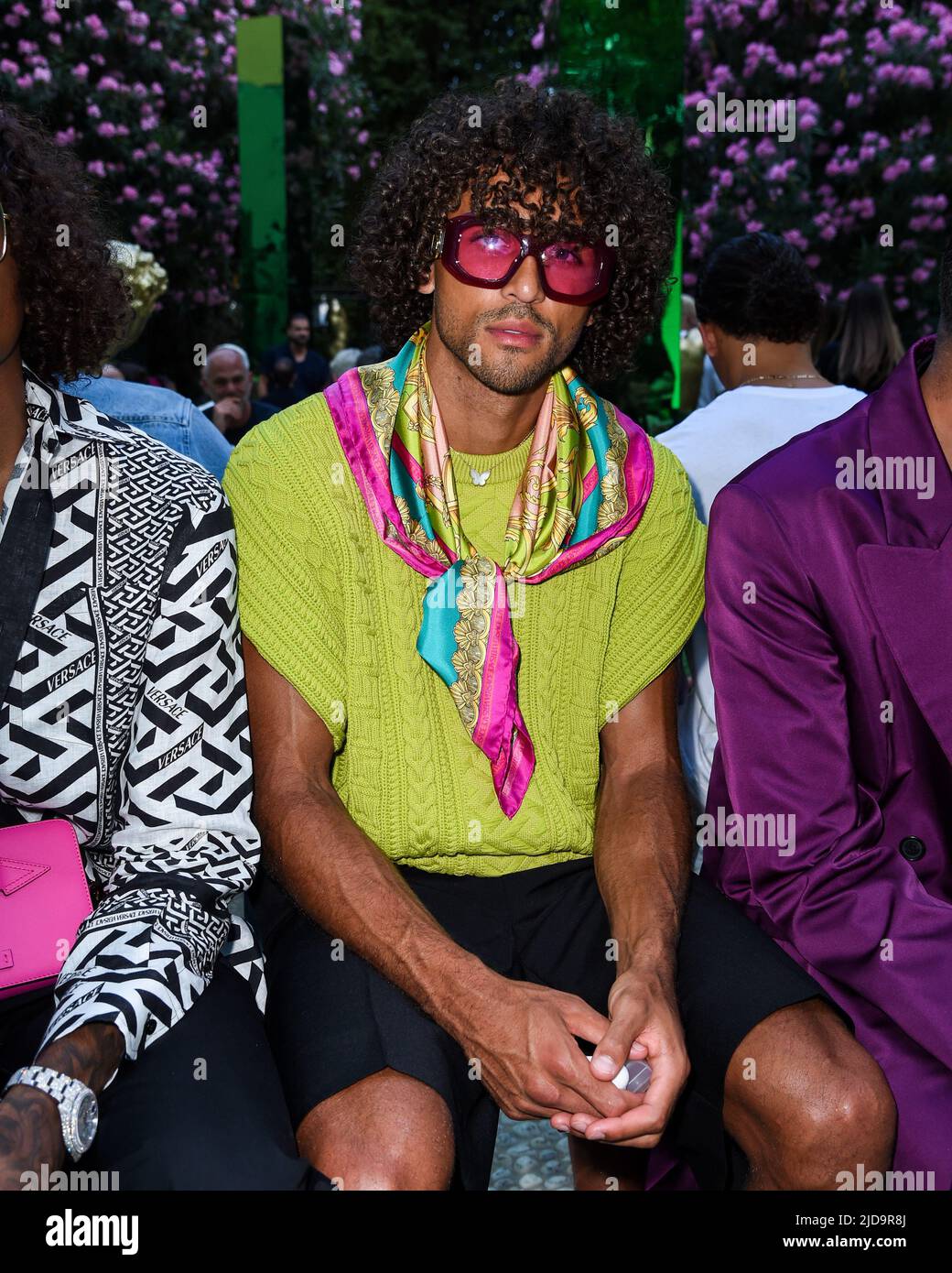 Dominic Calvert-Lewin Milan Fashion Week - Men S/S 2023 Versace fashion ...