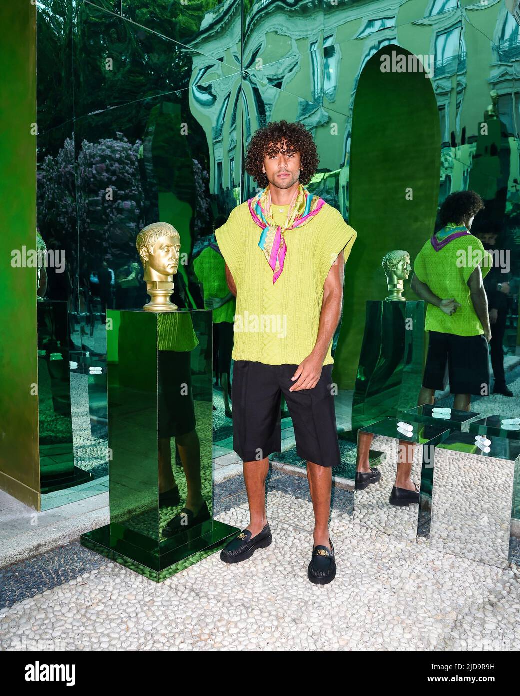 Dominic Calvert-Lewin Milan Fashion Week - Men S/S 2023 Versace fashion ...