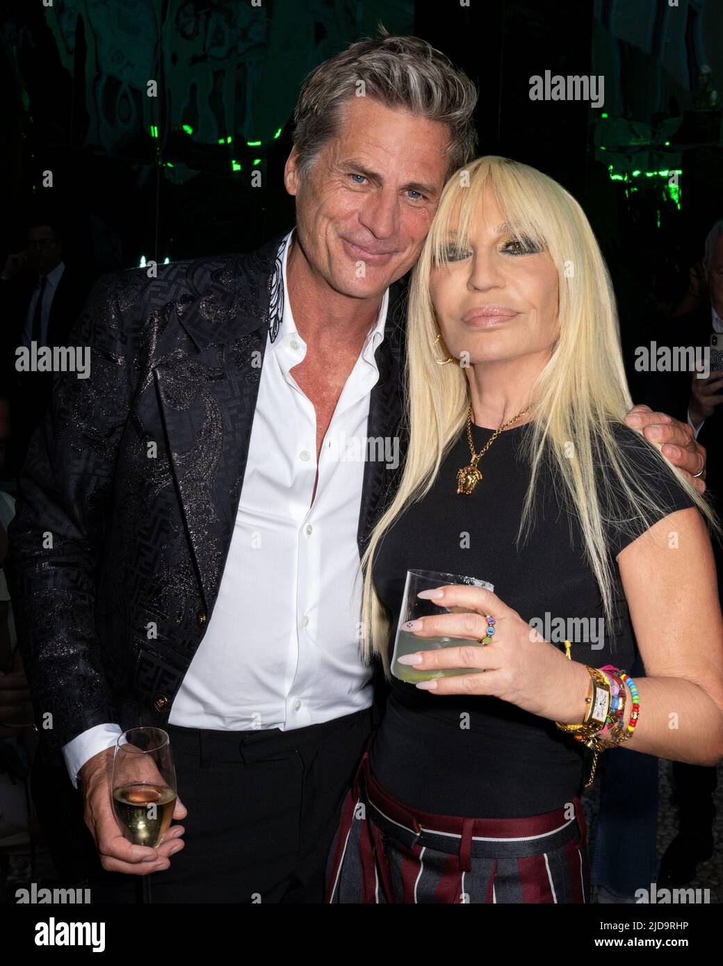 Mark Vanderloo , Donatella Versace Milan Fashion Week - Men S/S 2023 ...