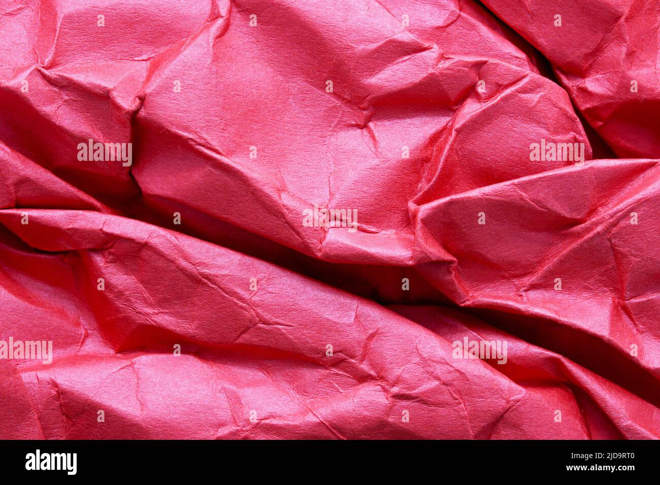 Crumpled red paper texture background Stock Photo - Alamy