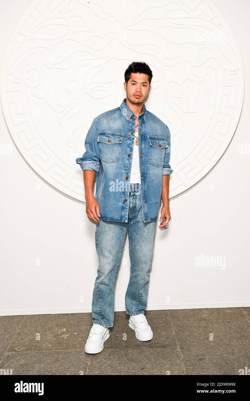 Ross Butler Milan Fashion Week - Men S/S 2023 Versace fashion show ...