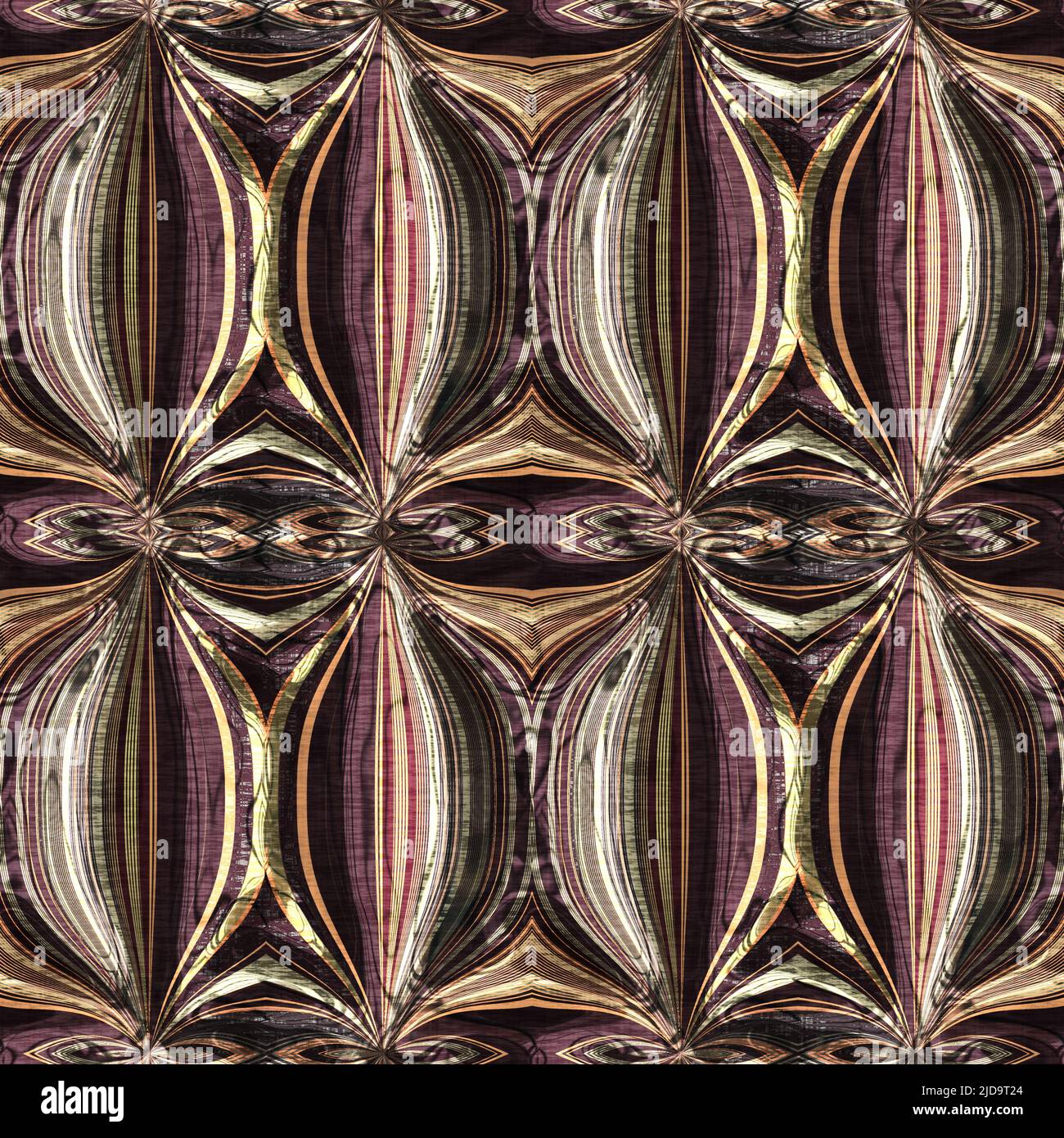 Earthy colours Victorian antique geometric seamless pattern in ...