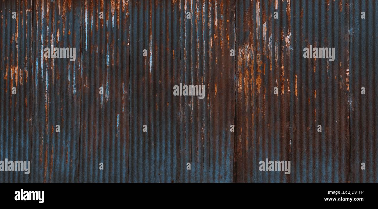 Texture Rusted Corrugated Metal sheet seamless, high quality Stock ...