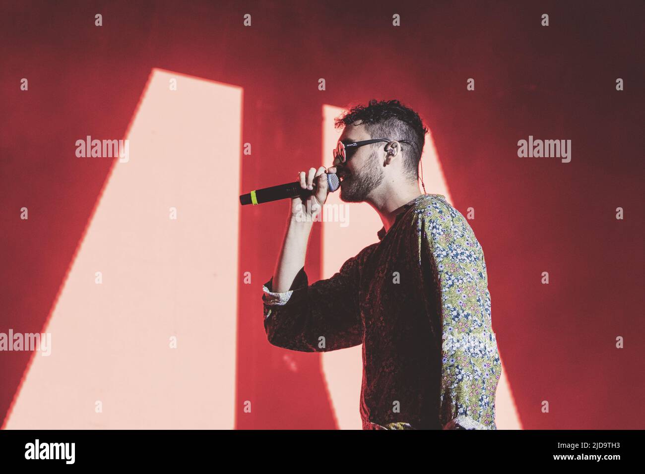 Carl Brave Carlo Luigi Coraggio performs live on stage at Rock in ...
