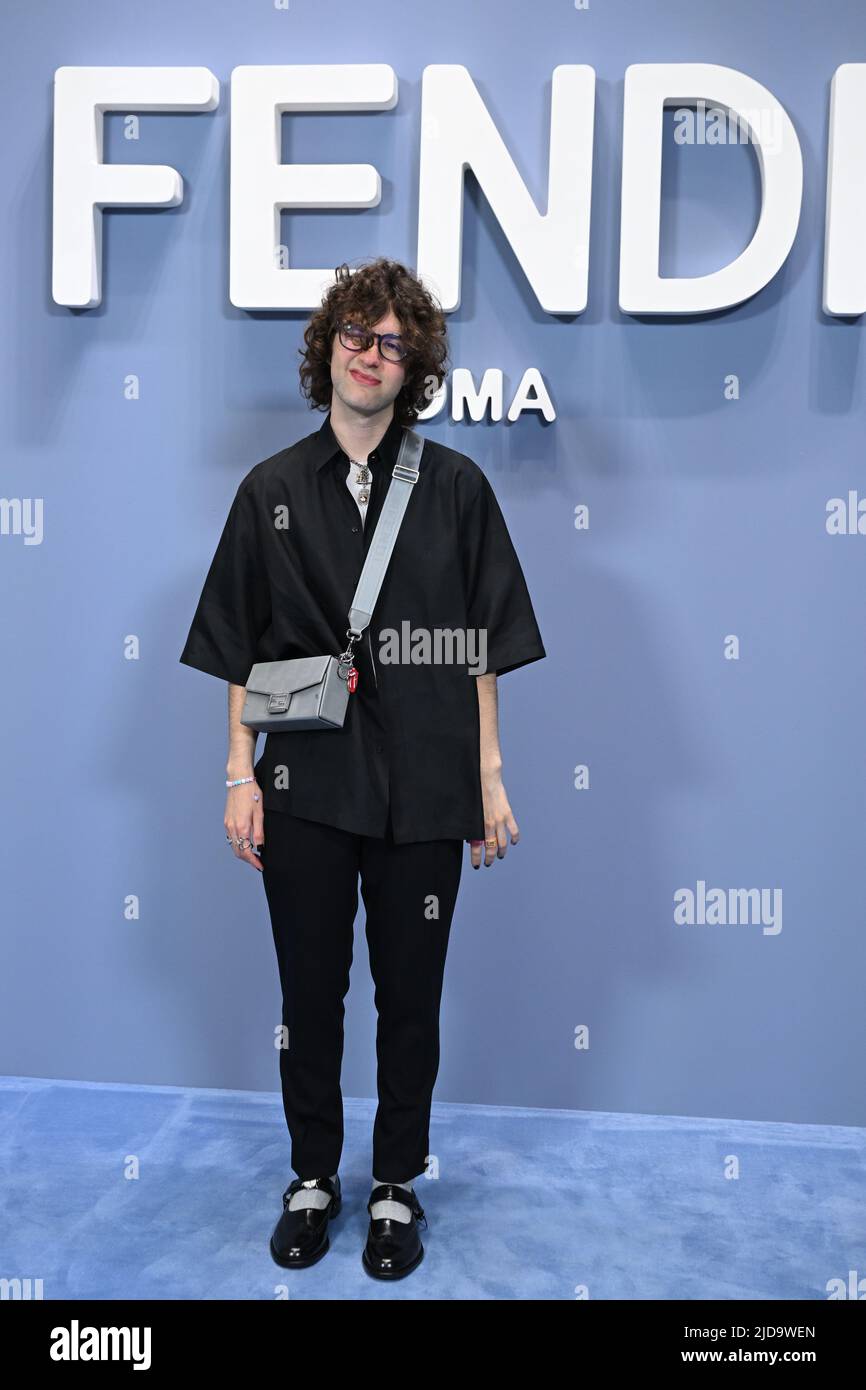 Lucas Jagger Milan Fashion Week - Men S/S 2023 Fendi - Backdrop Milan ...
