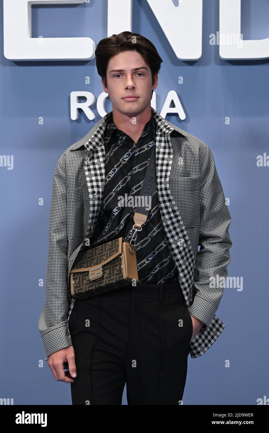 Blake Gray Milan Fashion Week - Men S/S 2023 Fendi - Backdrop Milan ...