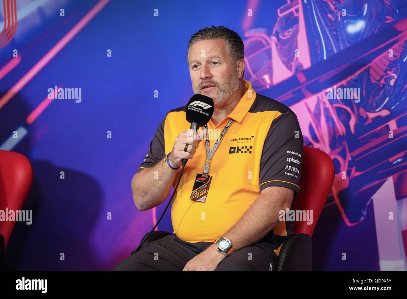 Zak brown sports person hi-res stock photography and images - Alamy