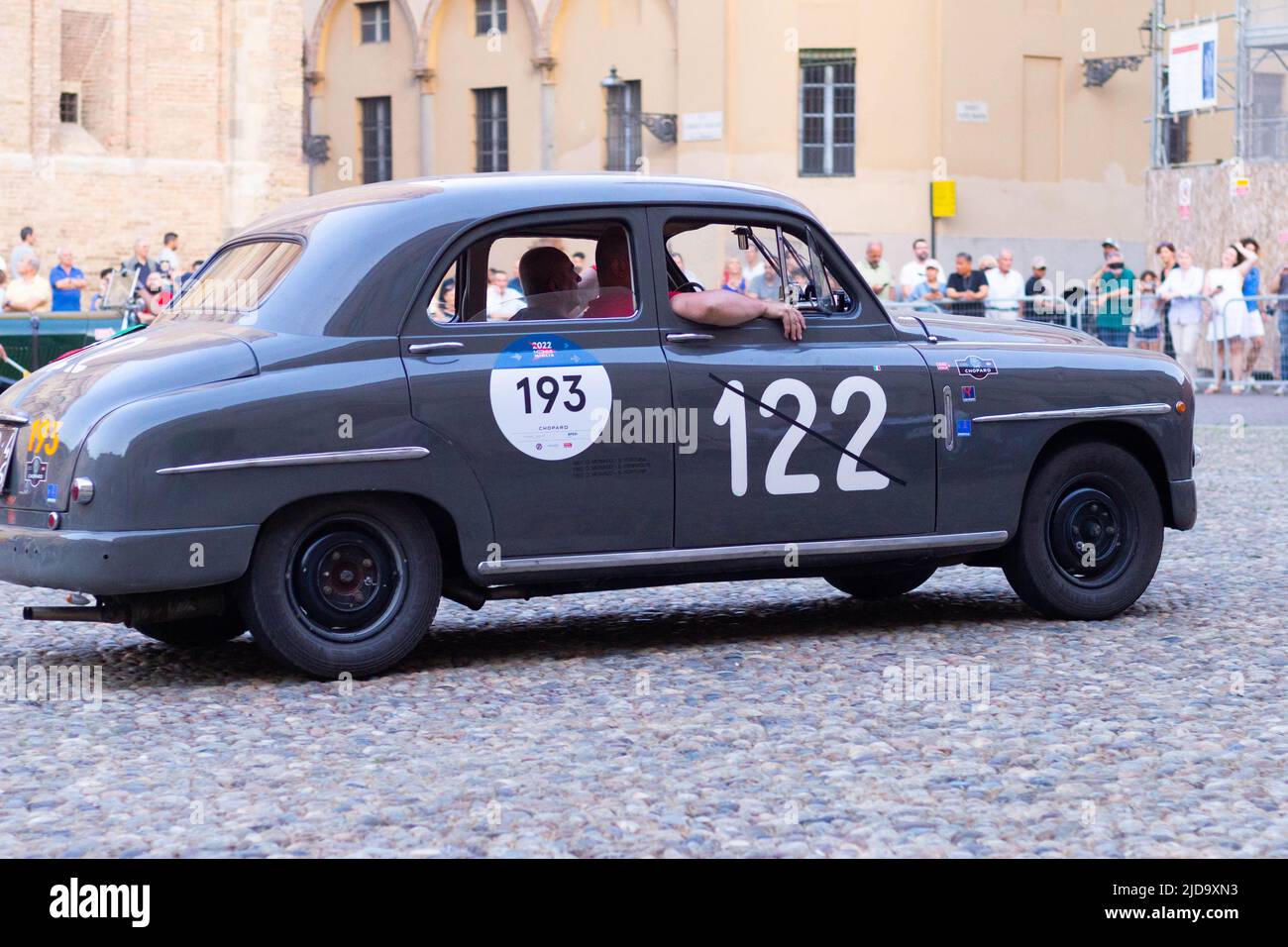 Parma, Italiy - 06, 18, 2022: Classic car race Mille Miglie 2022 ...