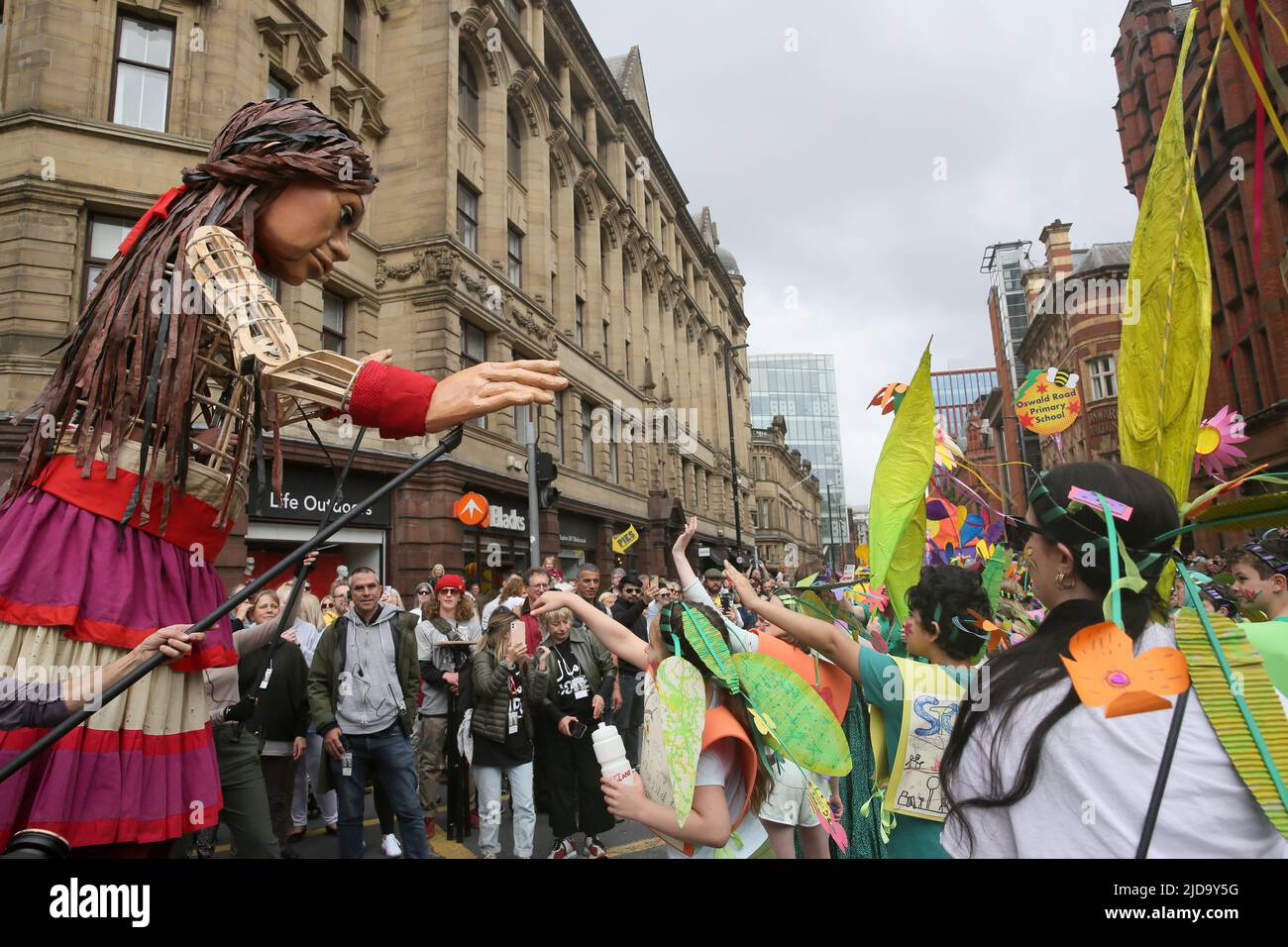 Manchester, UK. 19th June, 2022. The eleventh Manchester Day parade ...