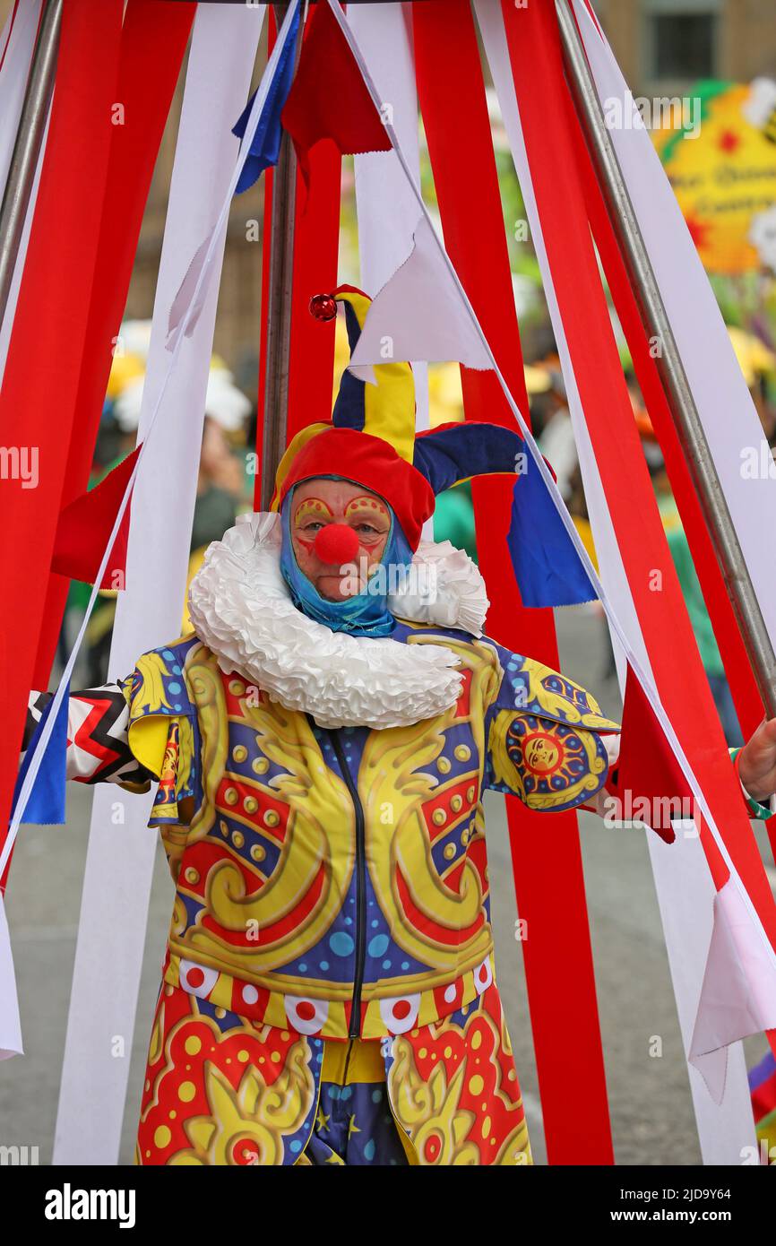 Manchester, UK. 19th June, 2022. The eleventh Manchester Day parade ...