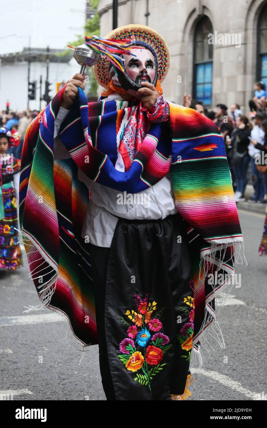 Manchester, UK. 19th June, 2022. The eleventh Manchester Day parade ...