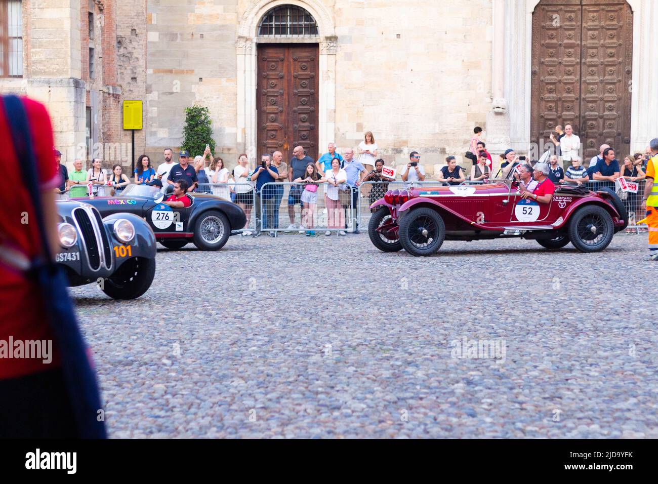Parma, Italiy - 06, 18, 2022: Classic car race Mille Miglie 2022 ...