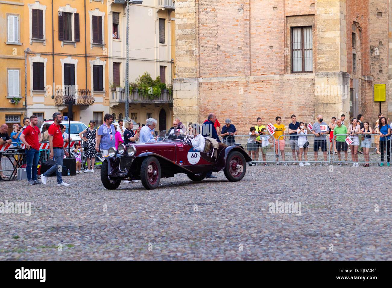 Parma, Italiy - 06, 18, 2022: Classic car race Mille Miglie 2022 ...