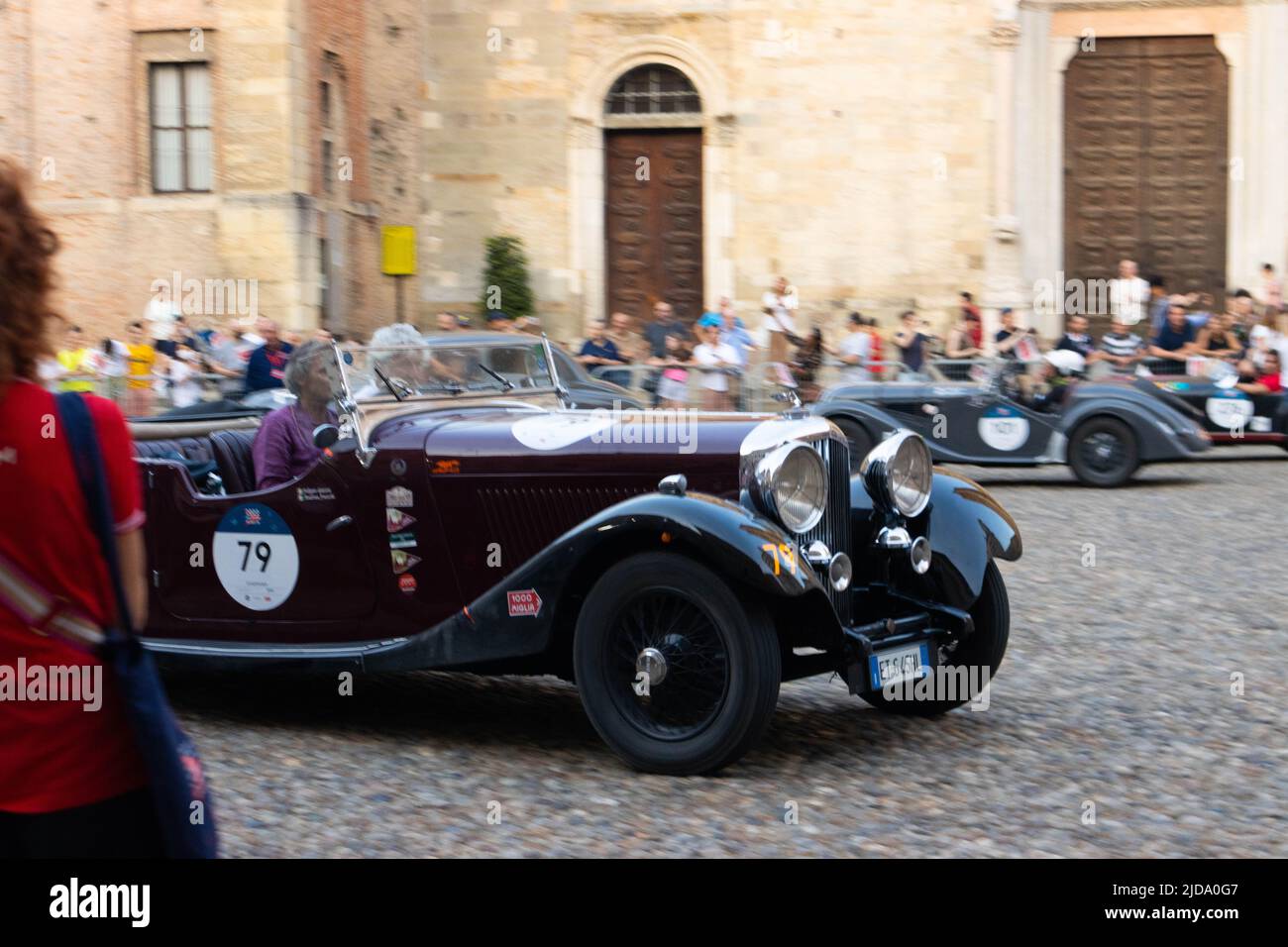 Parma, Italiy - 06, 18, 2022: Classic car race Mille Miglie 2022 ...