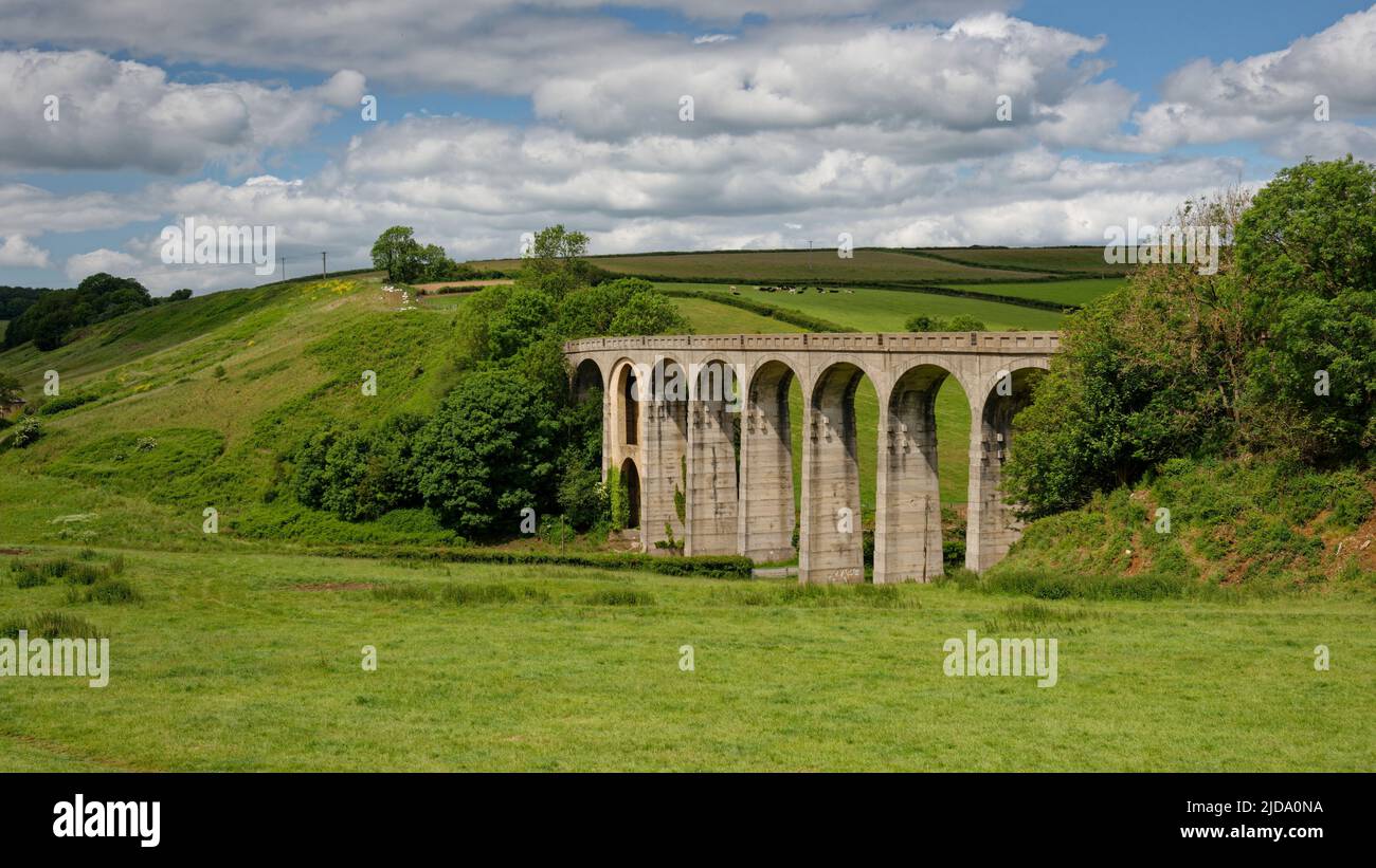 Cannington Railway Viaduct, Lyme Regis Stock Photo - Alamy