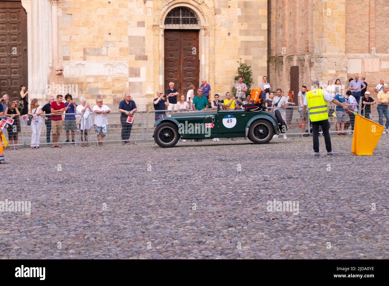 Parma, Italiy - 06, 18, 2022: Classic car race Mille Miglie 2022 ...