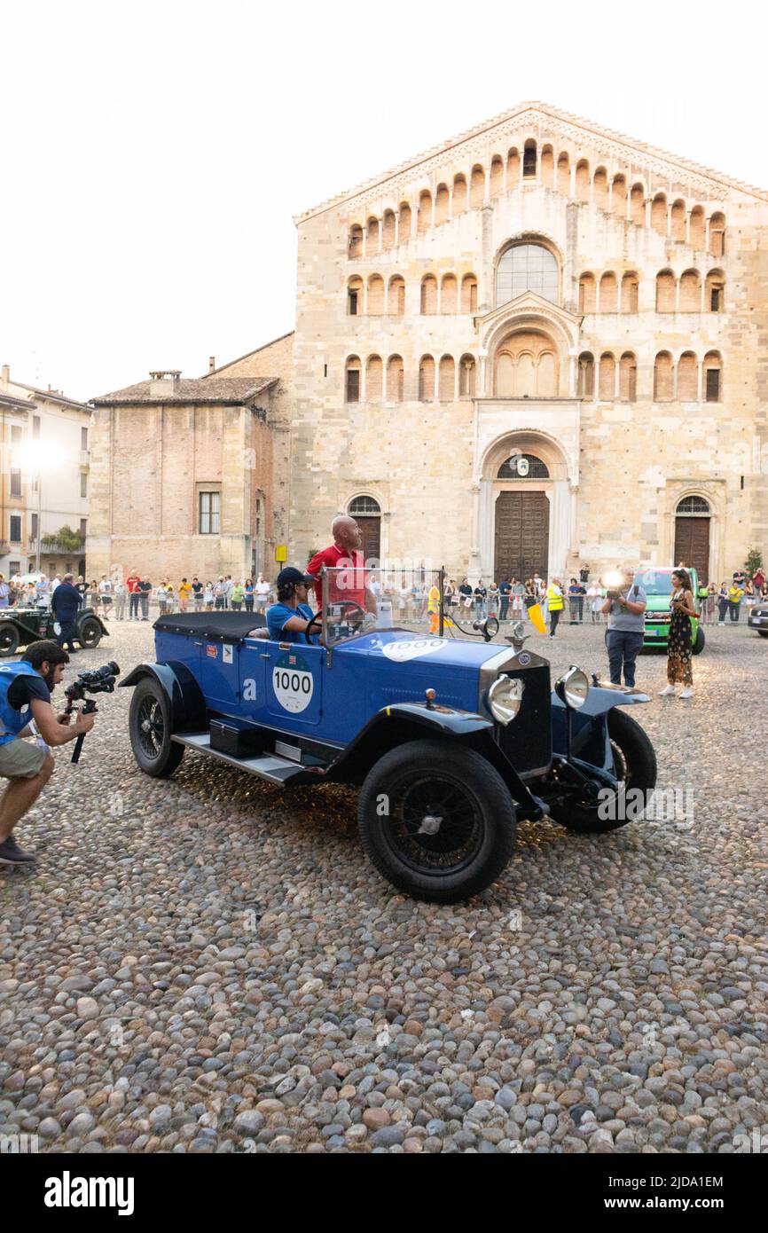 Parma, Italiy - 06, 18, 2022: Classic car race Mille Miglie 2022 Stock ...