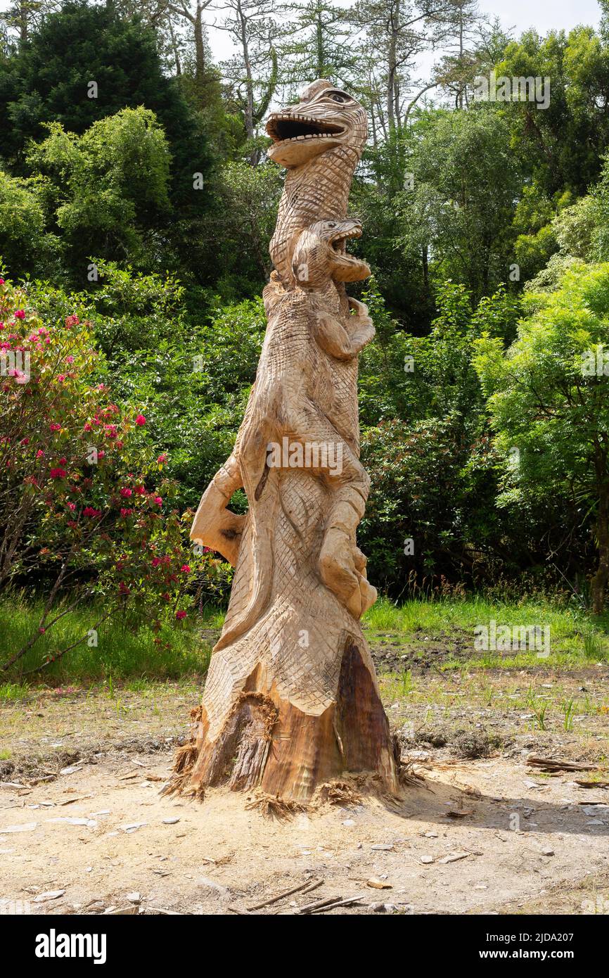 Dinosaurs And Tree Pictures Combe Martin Wildlife & Dinosaur Park