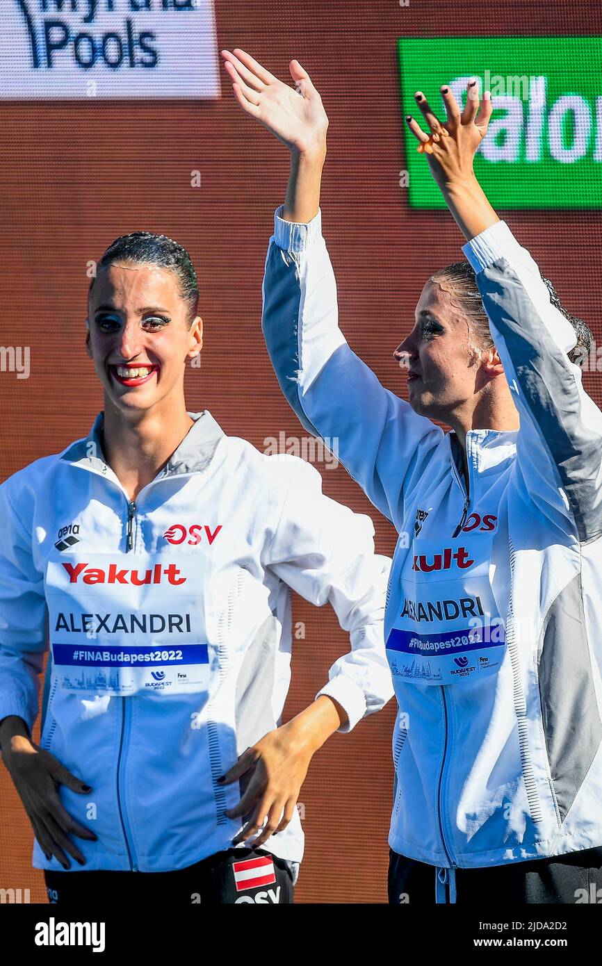 Budapest, Hungary. 19th June, 2022. ALEXANDRI Anna-Maria, ALEXANDRI ...