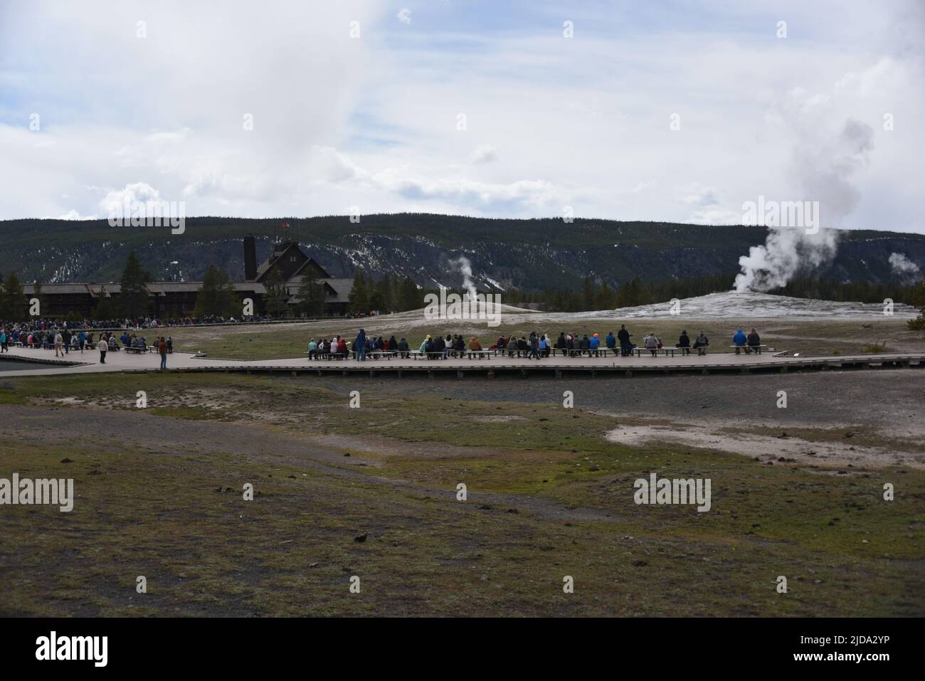 Yellowstone National Park. USA. 5/21-26/2022. Old Faithful Geyser ...