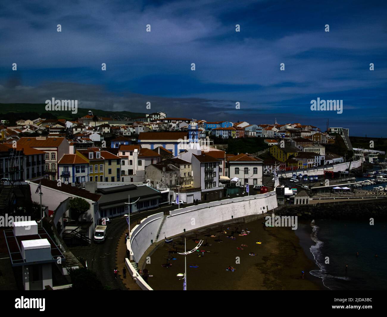 Landscape from the Azores dense vegetation and incredible views of the ...