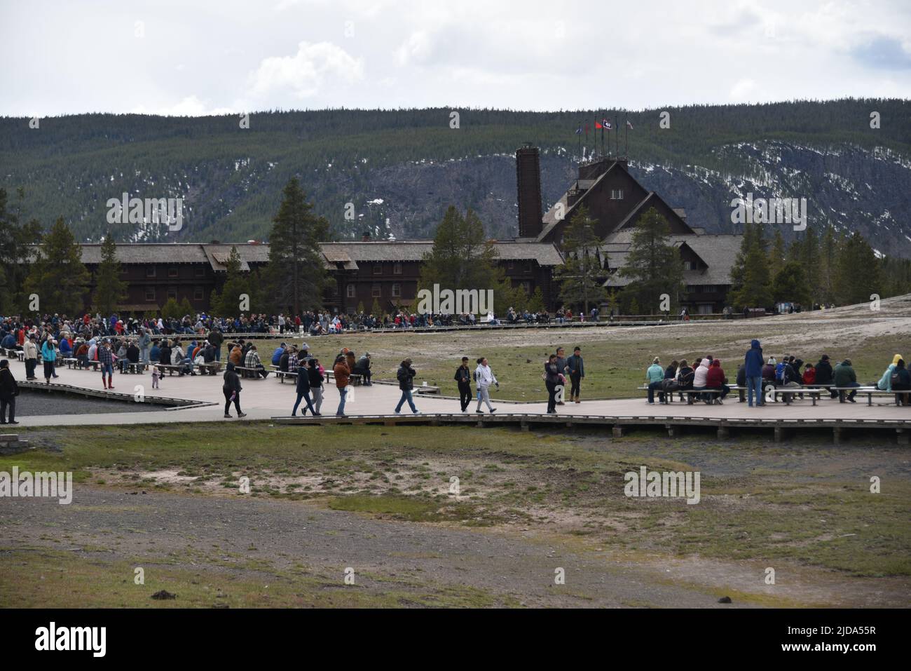 Yellowstone National Park. USA. 5/21-26/2022. Old Faithful Geyser ...