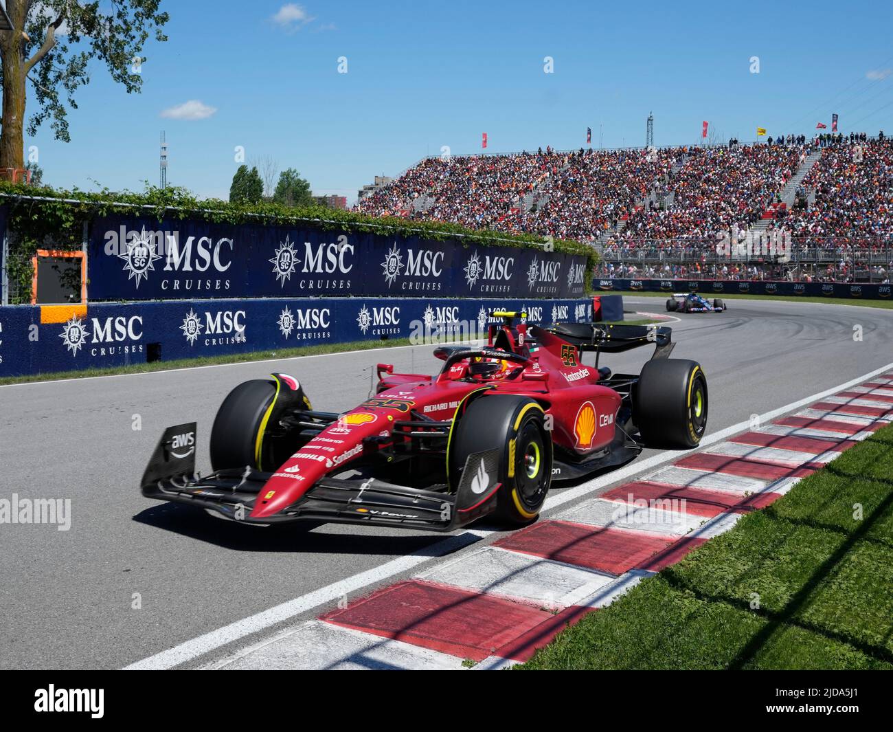 June 19, 2022, Montreal, PQ, Canada: Ferrari driver Carlos Sainz in ...
