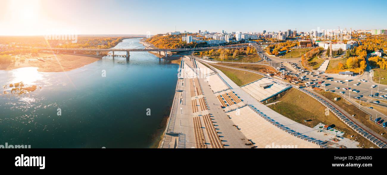 Aerial view traffic along bridge highway hi-res stock photography and ...