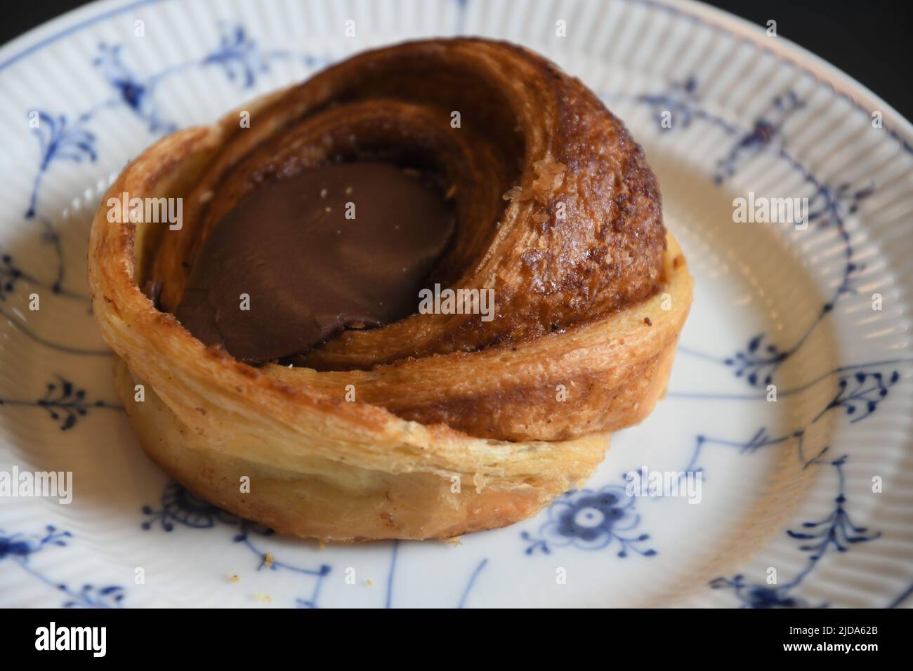 Copenhagen /Denmark/19 June 2022/ Cinnamon pastry cake in Copenhagen ...