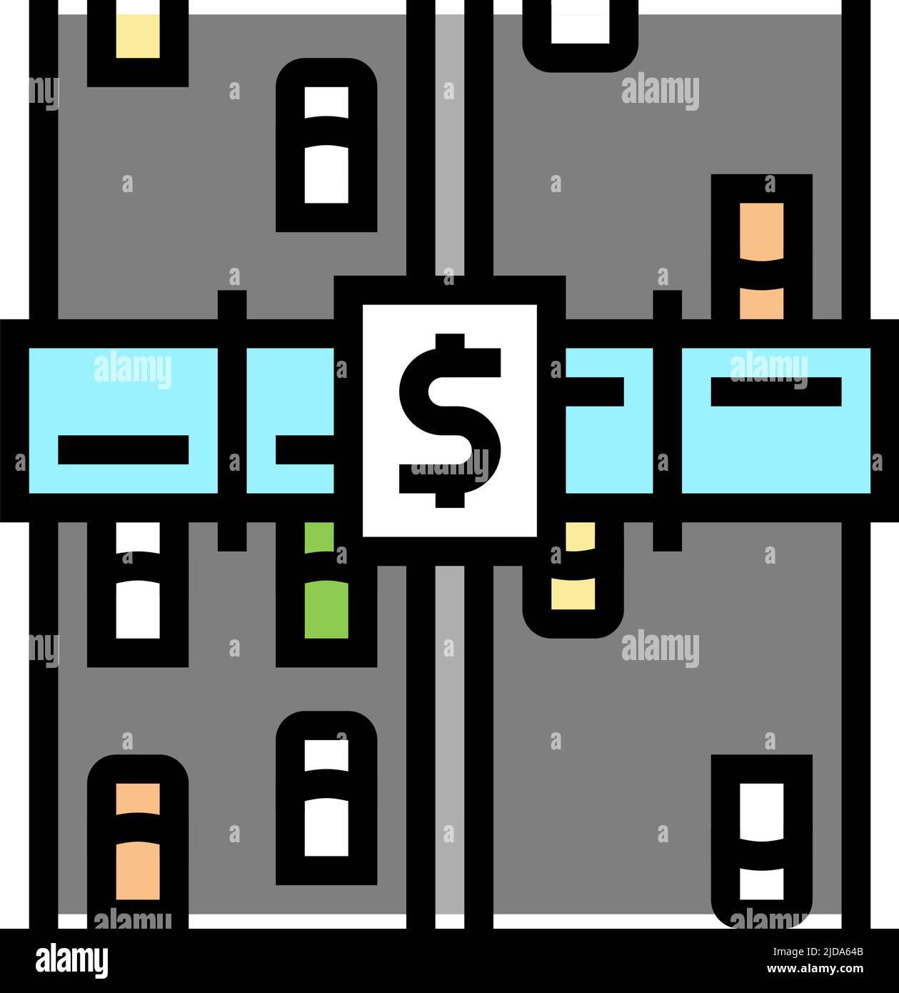 Toll collector Stock Vector Images - Alamy